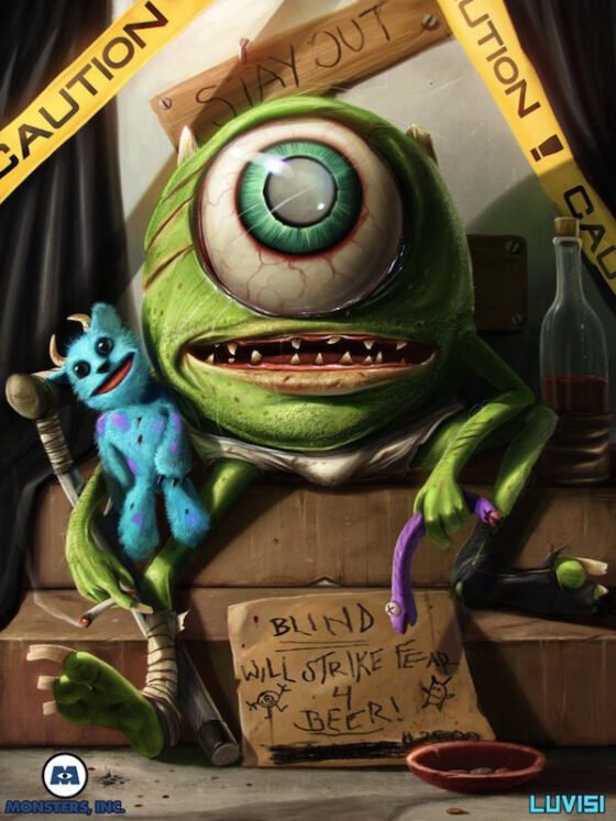 Good Cartoon Characters Turned Very, Very Evil